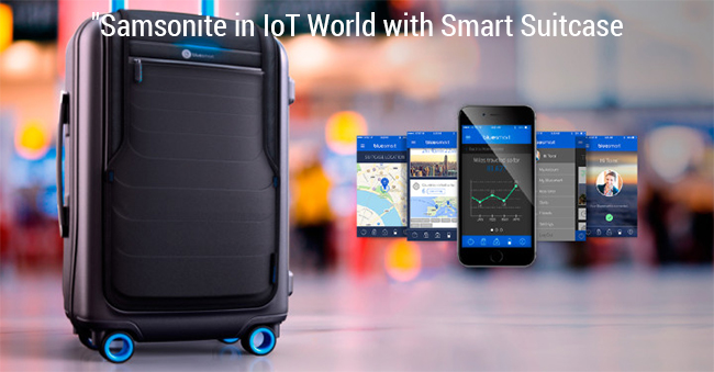 Samsonite Partnered with Samsung to bring Smart Suitcase in IoT World